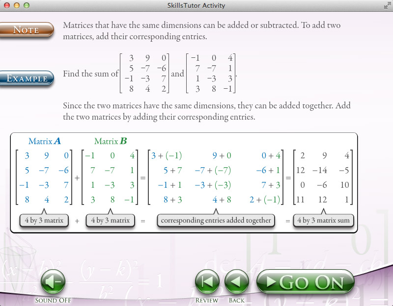 DF1 Design - SkillsTutor Algebra
